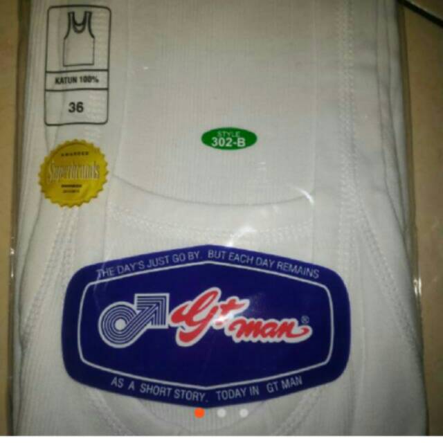 Jual Pakaian dalam singlet merk GT-Man ready semua nomor ya | Shopee ...
