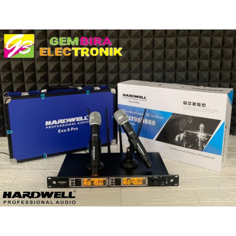 Jual Mic Wireless Hardwell EVO 9 PRO Original Microphone Terbaik ...
