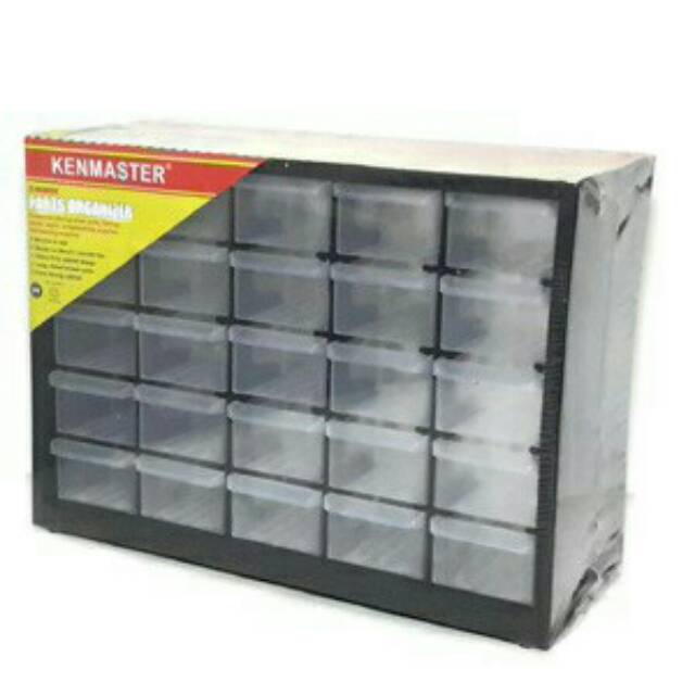 Jual Rak baut drawer box laci susun kenmaster 25pcs part organizer ...