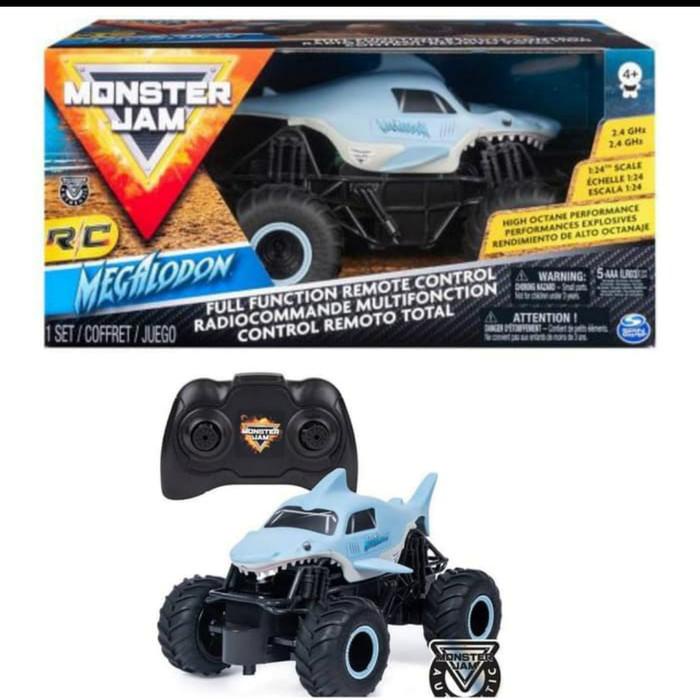 Jual Monster Jam R/C Megalodon Remote Control Rc Trucks Truck Spin ...