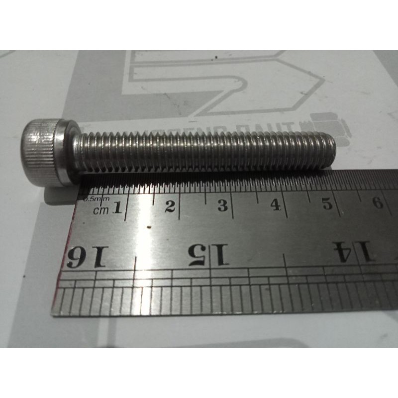 Jual Baut L Stainless M8 X 50 (5cm) THE A2-70 M8x50 | Shopee Indonesia