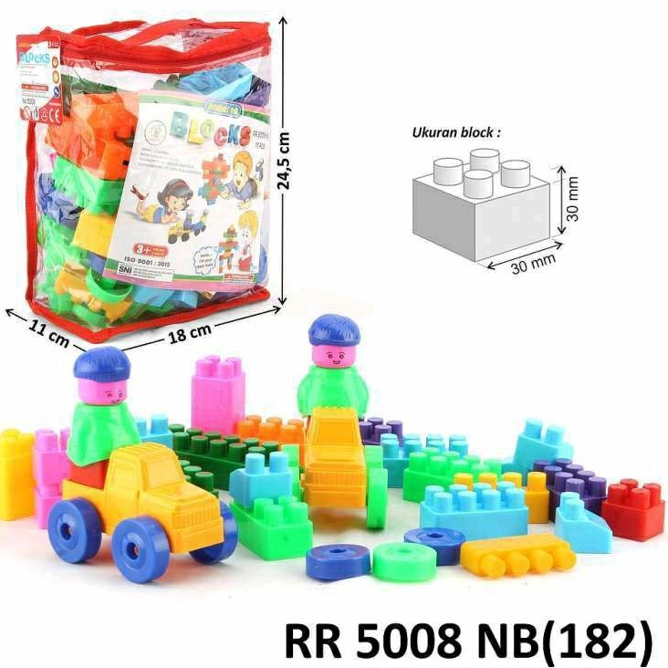 Jual MAINAN LEGO SUSUN BALOK ISI 76 /BONGKAR PASANG BALOK/KREATIF BLOCK | Shopee Indonesia