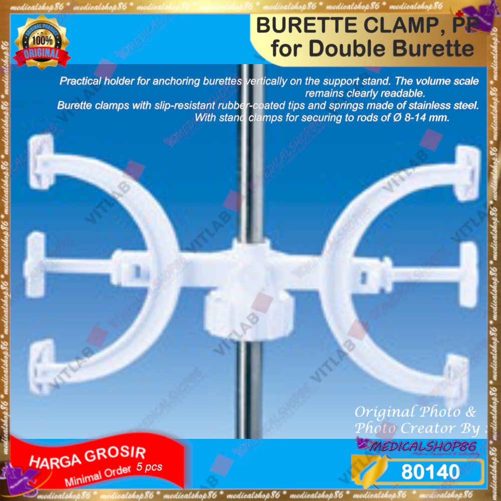 Jual BURETTE CLAMP, PP. VITLAB | Shopee Indonesia