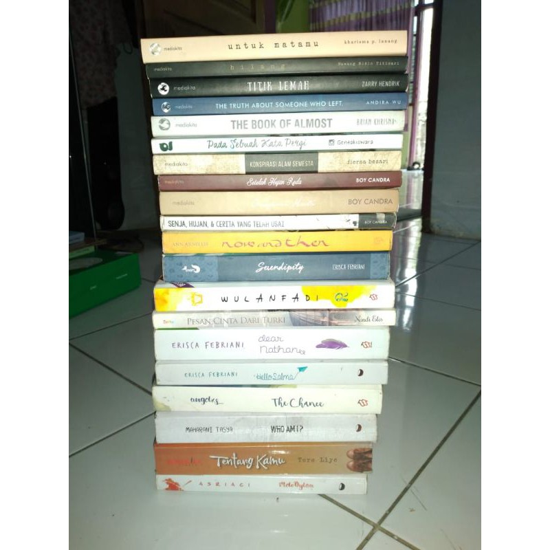 Jual Buku Novel Bekas Original (BACA DESKRIPSI) | Shopee Indonesia