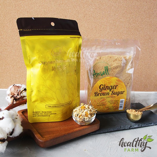 Jual Paket Hemat 2 (Ginger Brown Sugar 250gr + Chrysanthemum Teabag ...