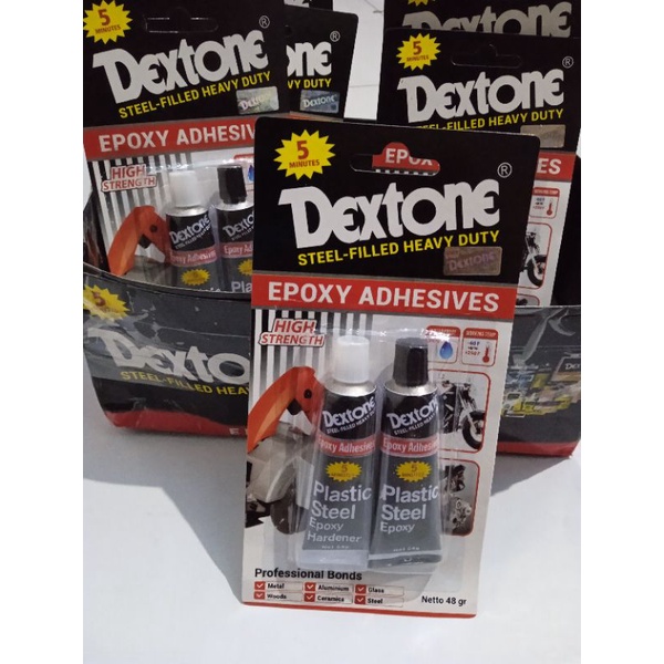 Jual Lem Dextone 5 menit Epoxy Adhesive - 48gr | Shopee Indonesia