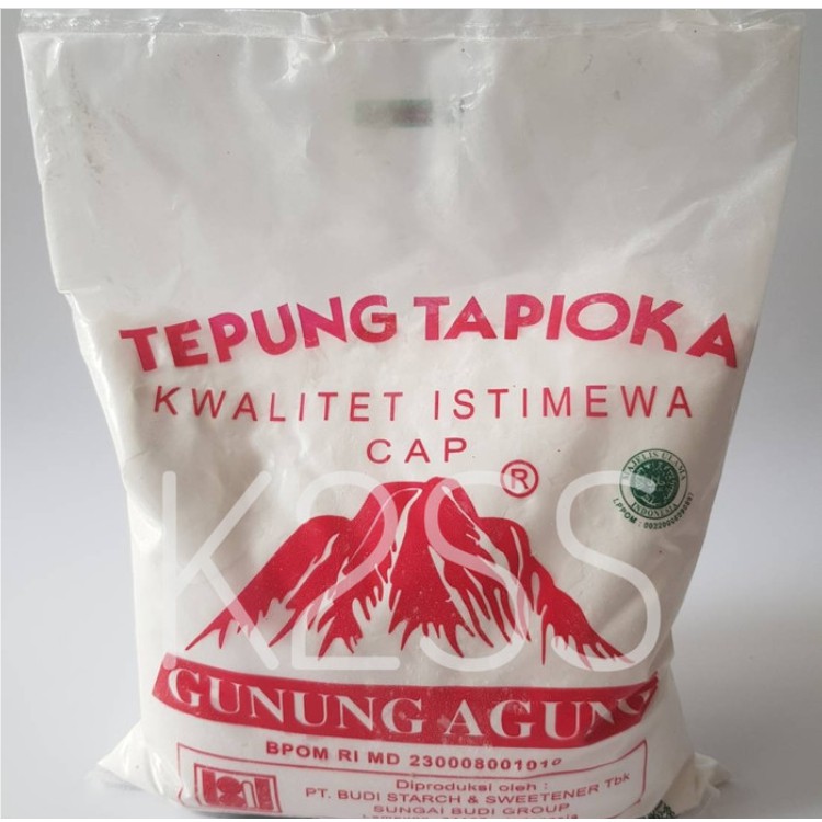 Jual Tepung Tapioka Kwalitet Istimewa Cap Gunung Agung 500 g | Shopee ...