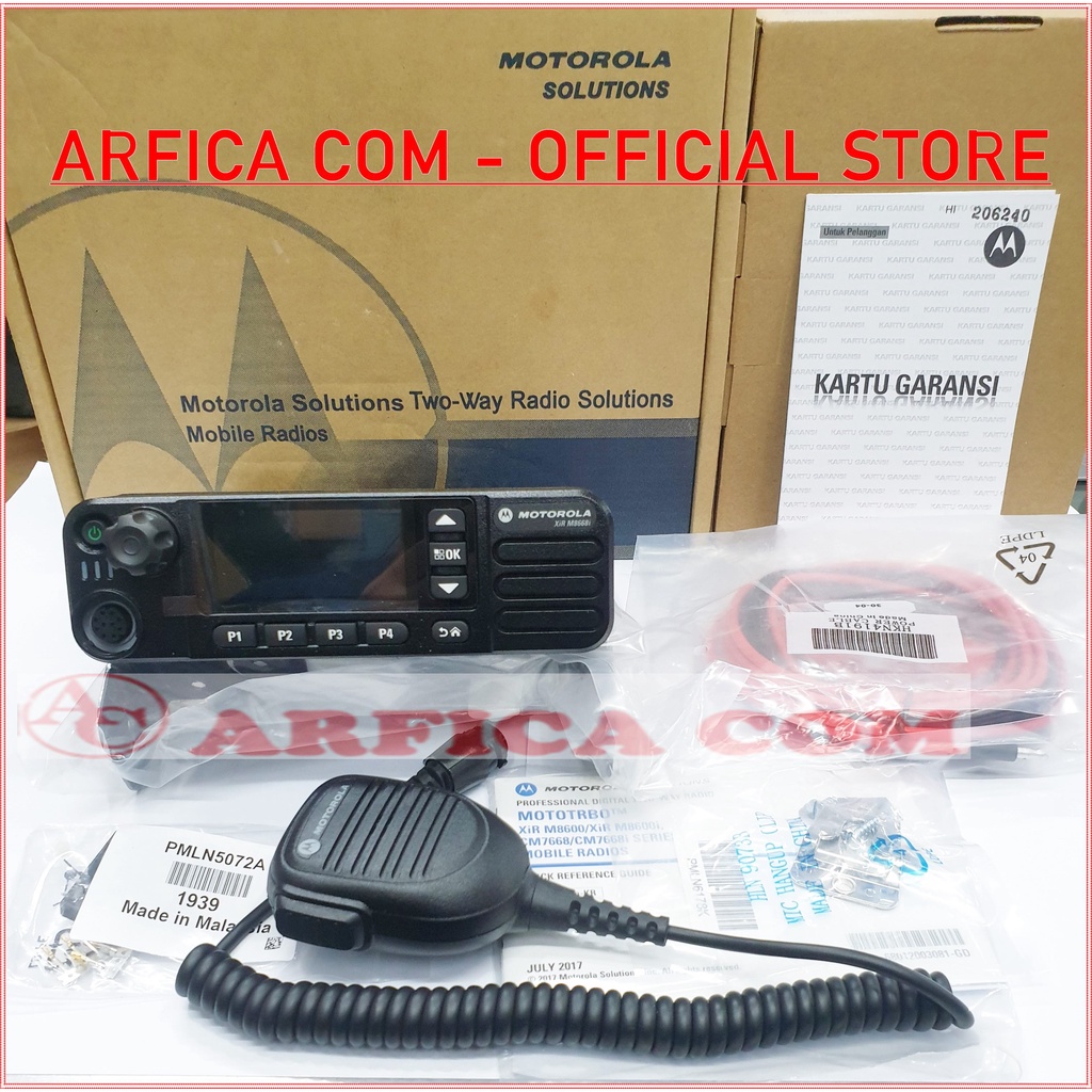 Jual RADIO RIG MOTOROLA XIR M8668i M 8668i UHF 403 - 470 Mhz - RIG DIGITAL MOTOROLA M8668i UHF ...