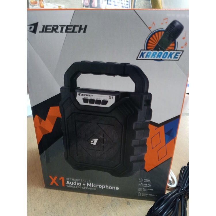 Jual Speaker Bluetooth Jertech X1 With Mic karaoke | Shopee Indonesia
