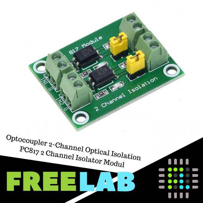 Jual Optocoupler 2-Channel Optical Isolation PC817 2 Channel Isolator Modul | Shopee Indonesia