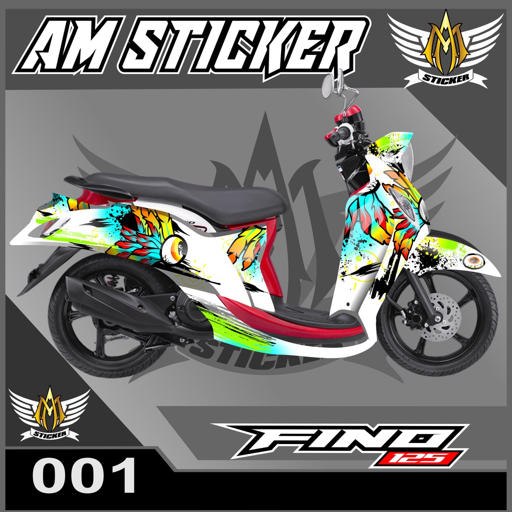 Jual Stiker Full Body Decal Motor Yamaha Fino 125 - Panda | Shopee ...