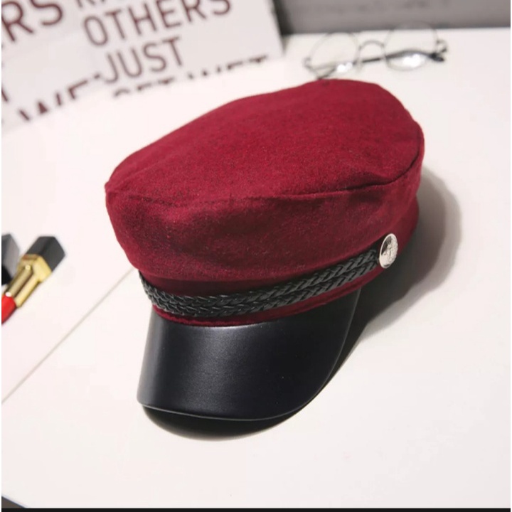 Jual PREMIUM FIDDLER HAT / TOPI PELAUT ORIGINAL / Sailor cap / Baret ...