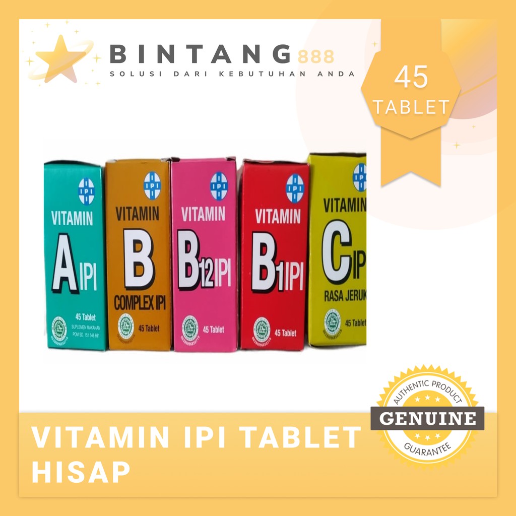 Jual VITAMIN IPI TABLET HISAP | Shopee Indonesia