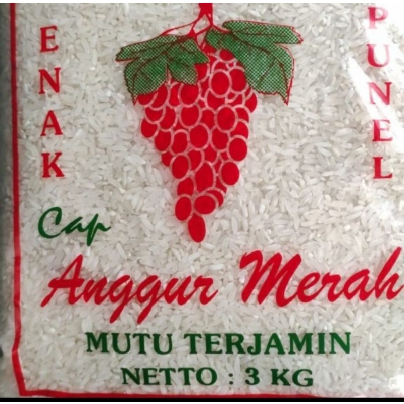 Jual Beras anggur 3kg | Shopee Indonesia