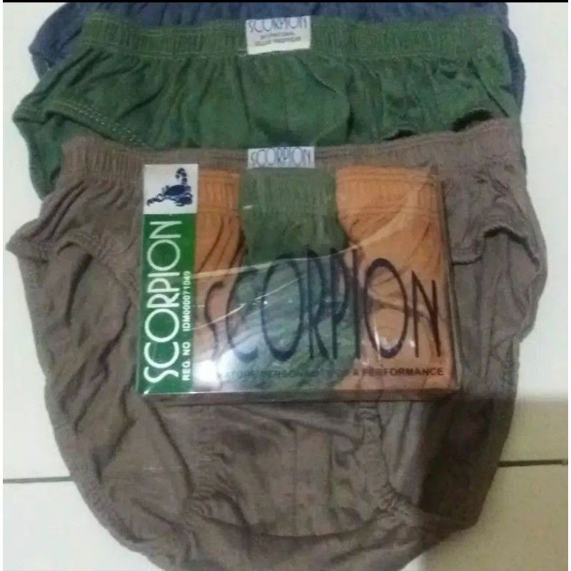 Jual SEMPAK MURAH//SEMPAK KARET BIASA SCORPION | Shopee Indonesia