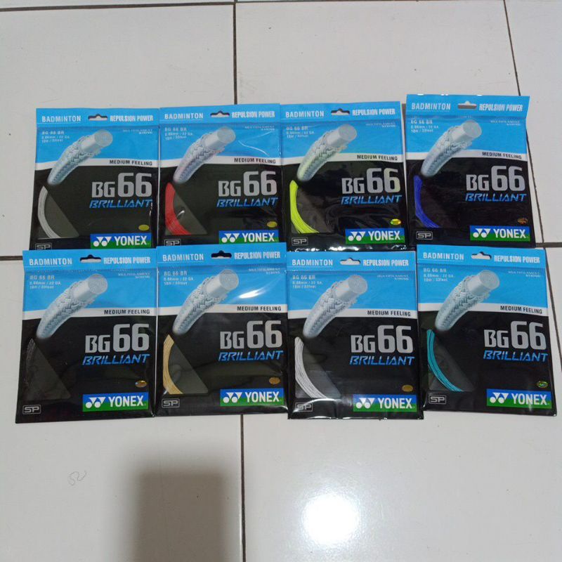 Jual senar raket yonex BG 66 Briliant original | Shopee Indonesia