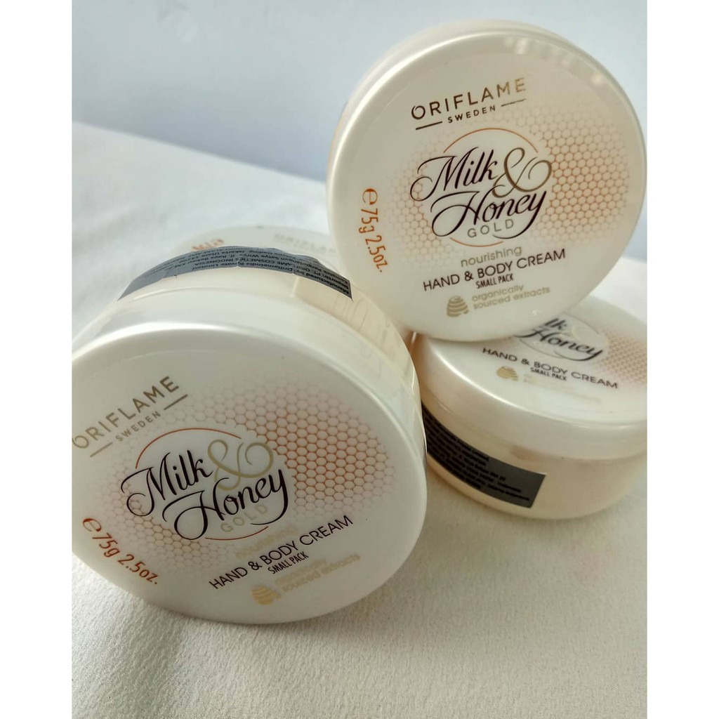 Jual Milk Honey Gold Nourishing Hand Body Cream Small Pack | Shopee Indonesia