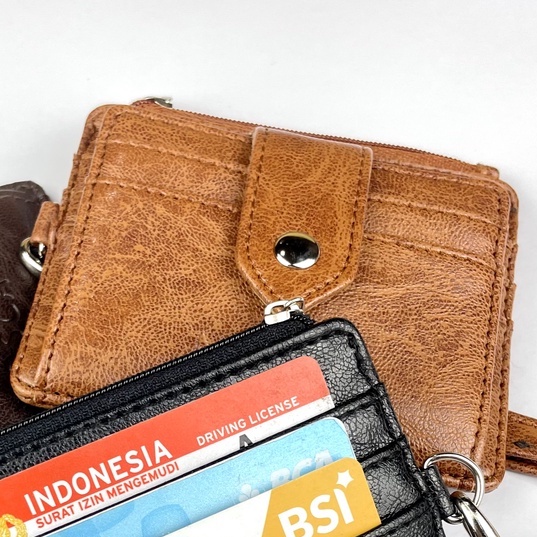 Jual Card Holder Dompet Kartu Wanita 10 Slot Kulit Sintetis (Xena By ...