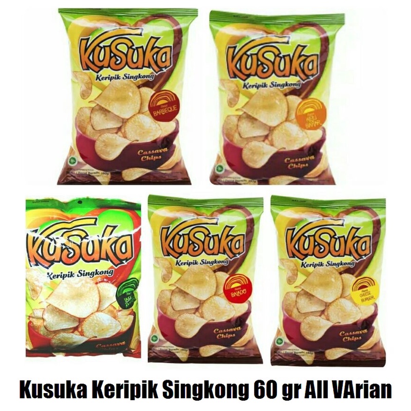 Jual Kusuka Keripik Singkong 60 gr All Varian UAL | Shopee Indonesia