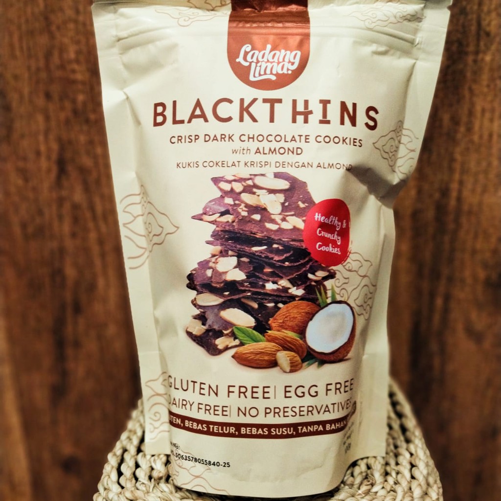 Jual Ladang Lima Blackthins Cookies 100Gr | Shopee Indonesia