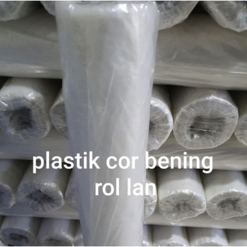 Jual plastik cor bening roll-an , panjang @100m | Shopee Indonesia
