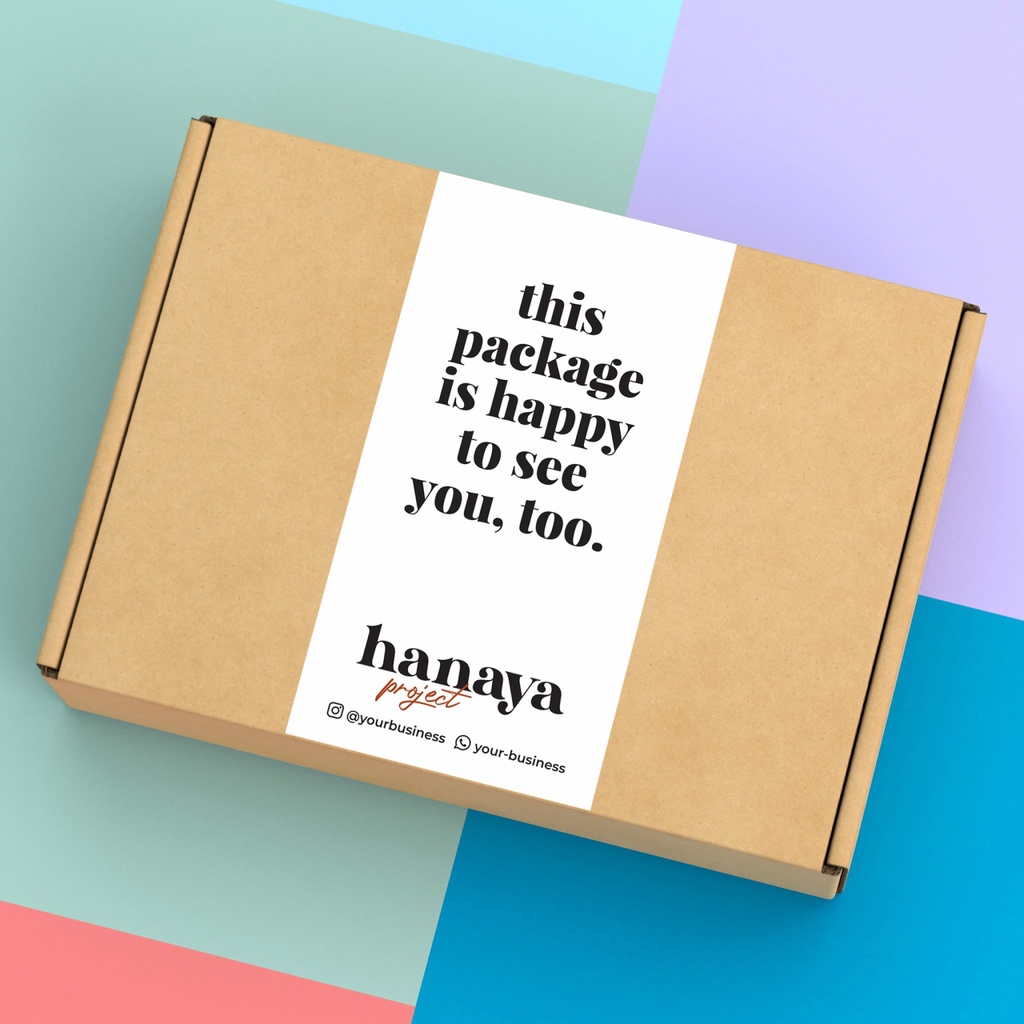 Jual STIKER SEGEL BOX SEAL STICKER PACKAGING LABEL LOGO OLSHOP CUSTOM ...