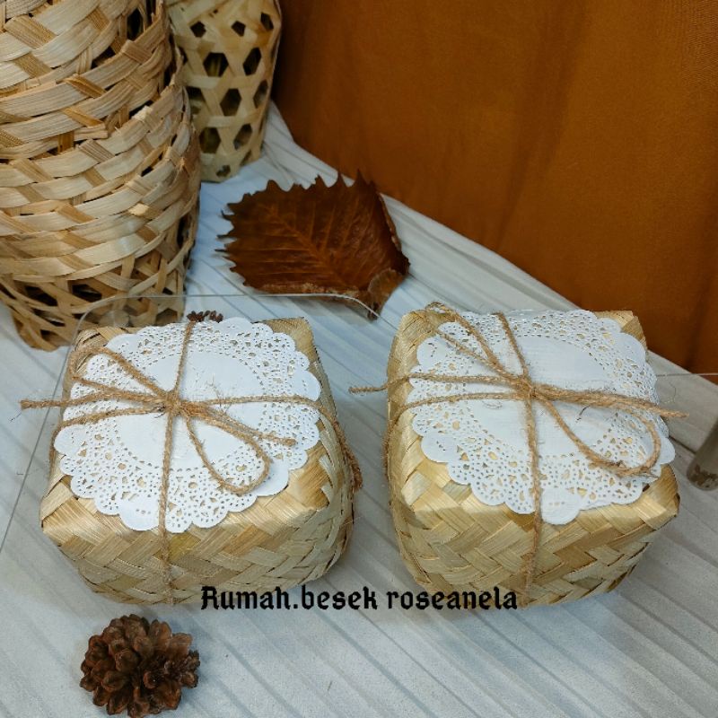 Jual Besek Bambu Ukuran Mini 10x10 100 pcs/ 50 pasang | Shopee Indonesia