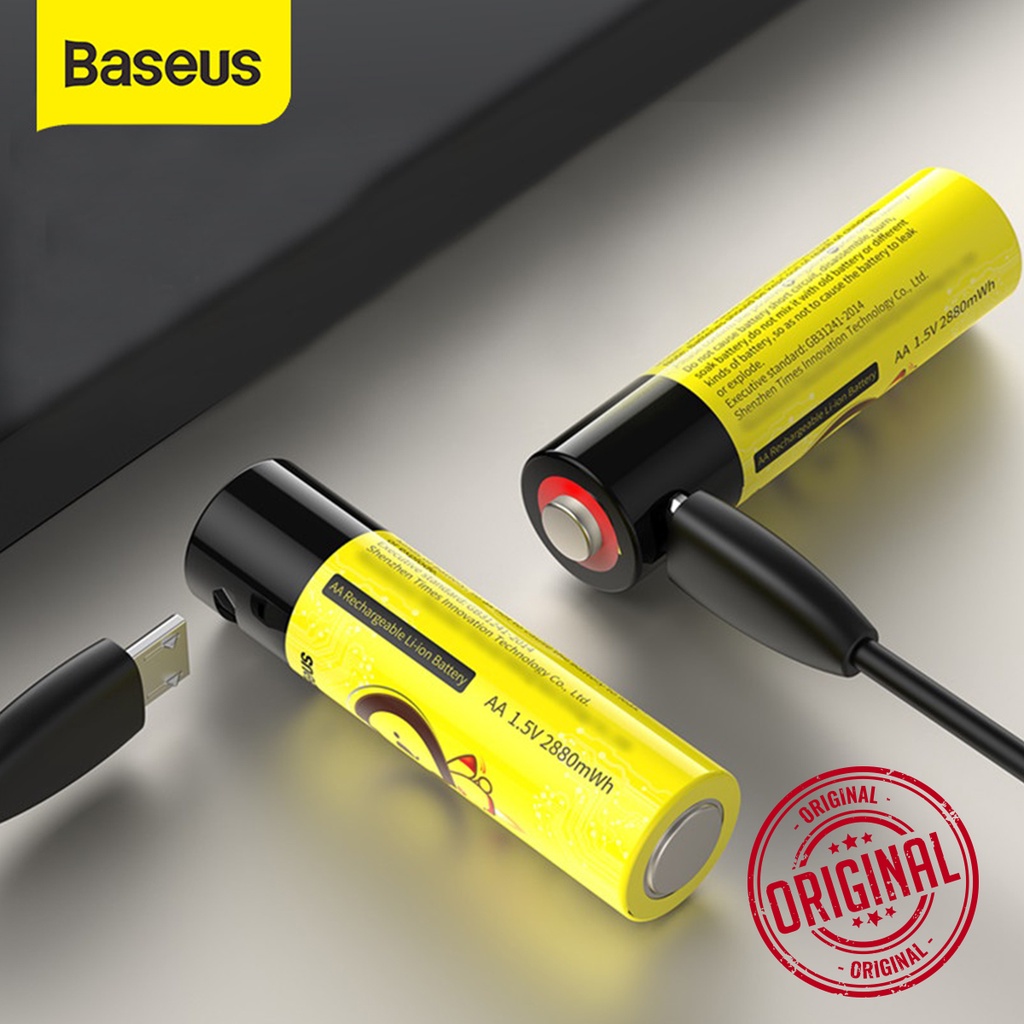 Jual BASEUS AA Rechargeable Li-ion Battery | Shopee Indonesia Jual BASEUS AA Rechargeable Li-ion Battery | Shopee Indonesia