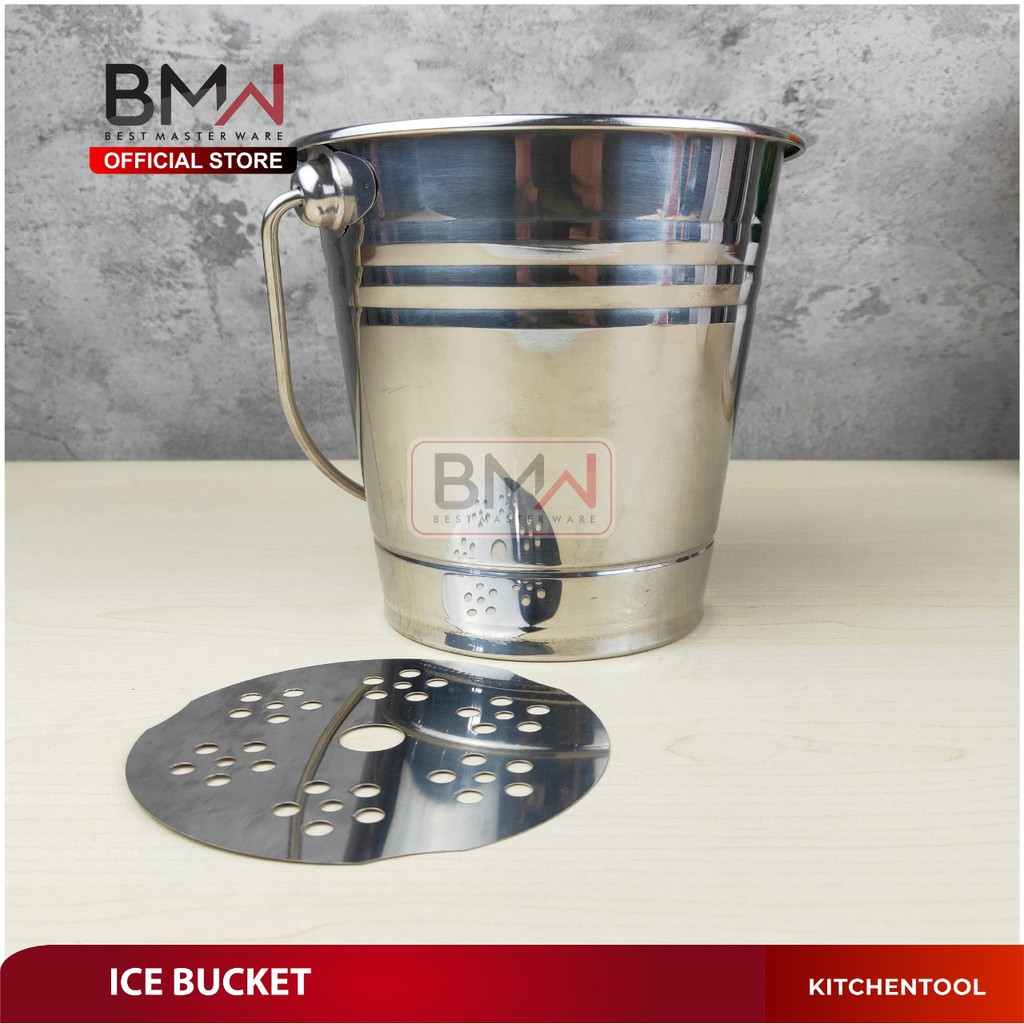 Jual BMW Kitchen Ware - Ice Bucket Ember Es Batu Stainless Steel ...