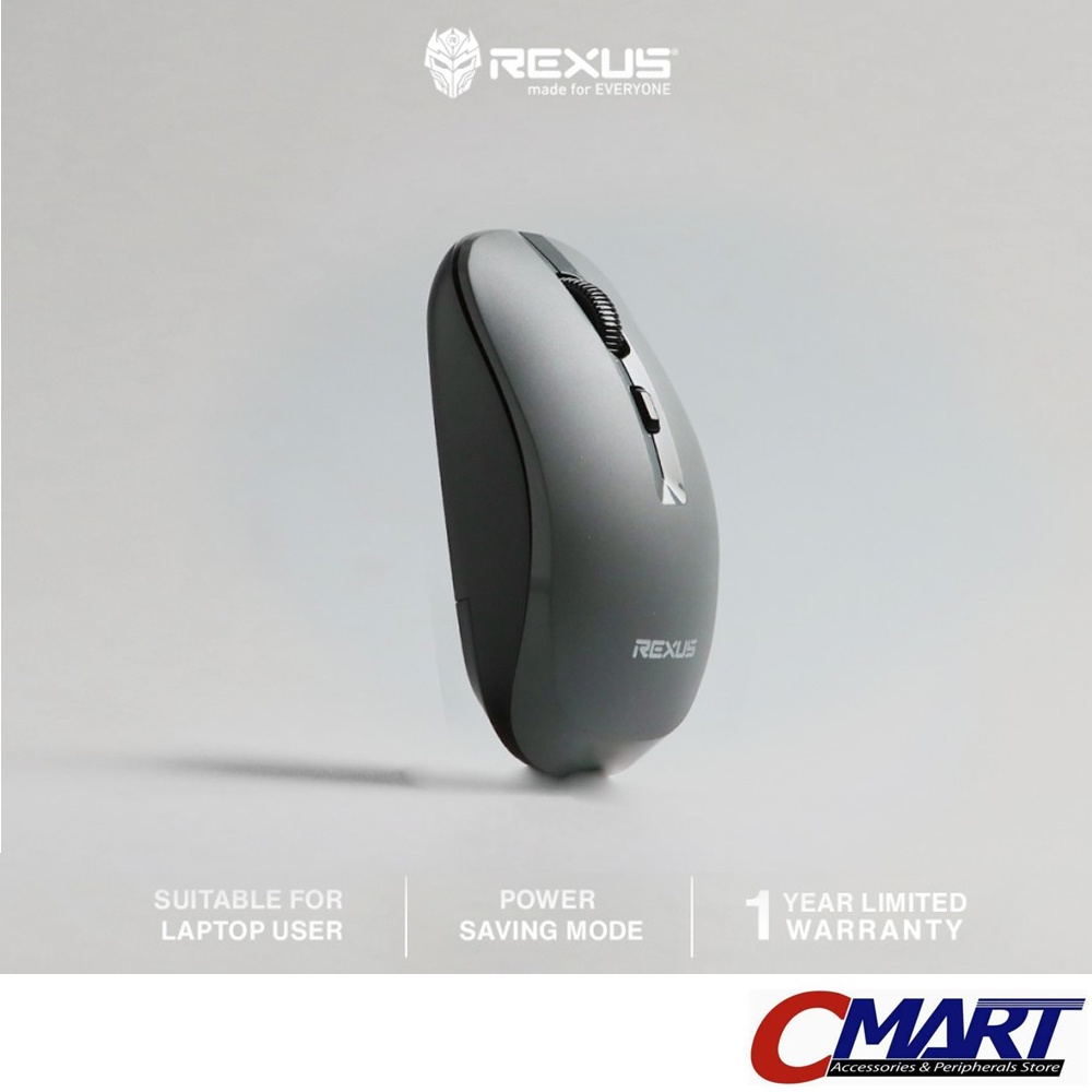 Jual Rexus Q20 Silent Click Wireless Mouse for Office & Home - REX-Q20 ...