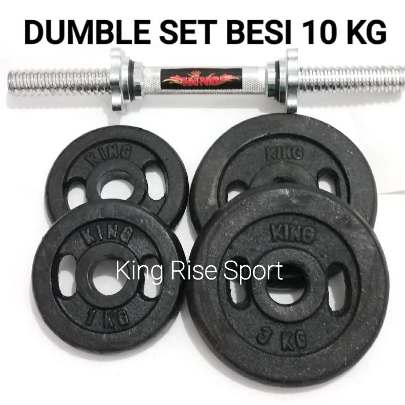 Jual Dumble Set Besi King 10 Kg - Ekonomis | Shopee Indonesia