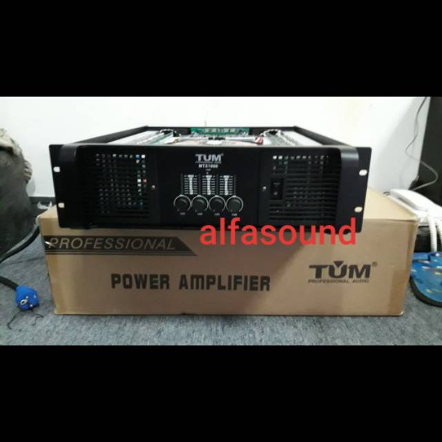Jual POWER AMPLIFIER TUM MTX 1000 POWER AMPLI TUM MTX1000 4 CHANNEL ...