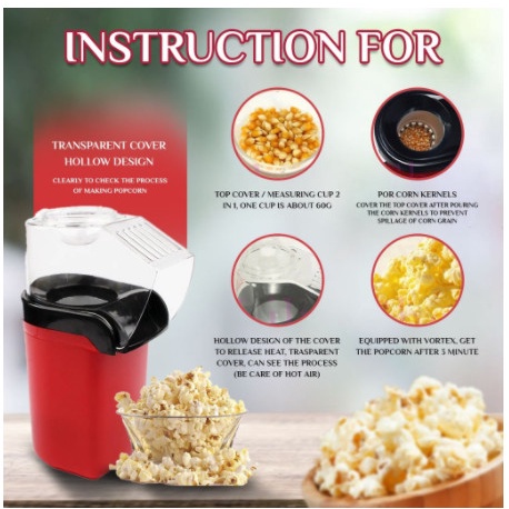 Jual maker-popcorn- popcorn maker mini mesin alat pembuat popcorn ...