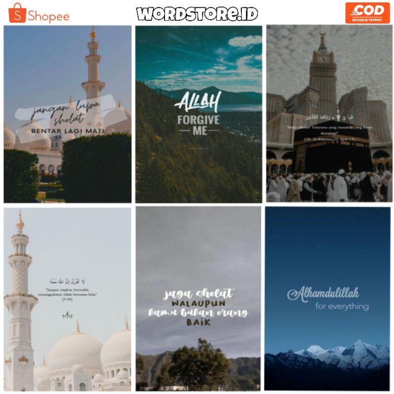 Jual Poster Islami | Poster Dinding Aesthetic | Poster Islami Asthetic ...