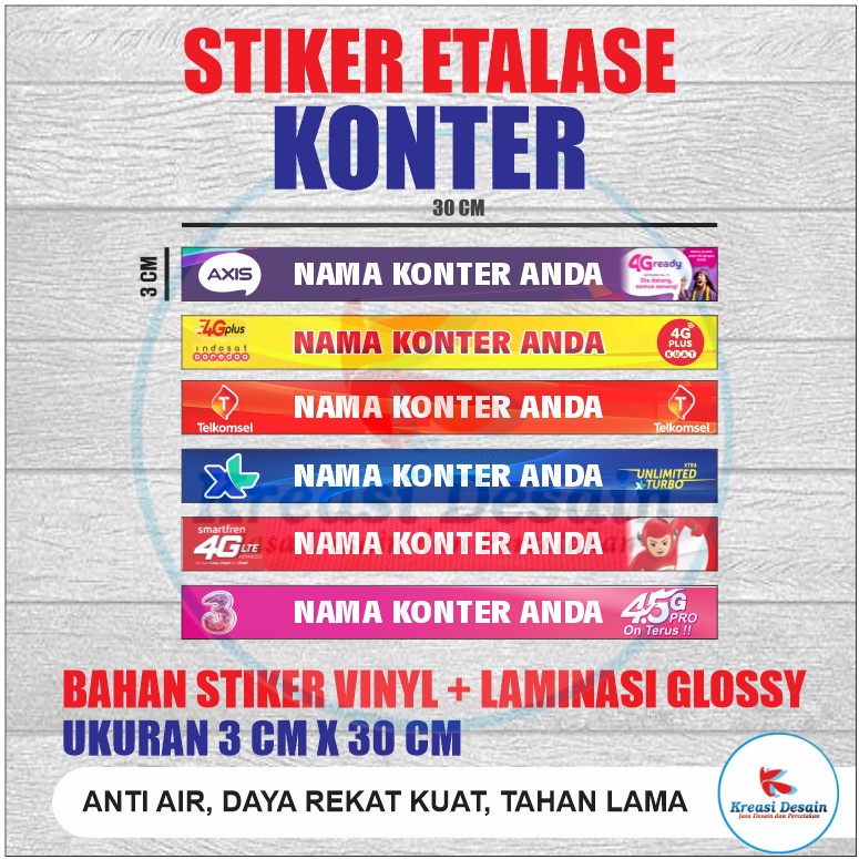 Jual STIKER ETALASE KONTER | Shopee Indonesia