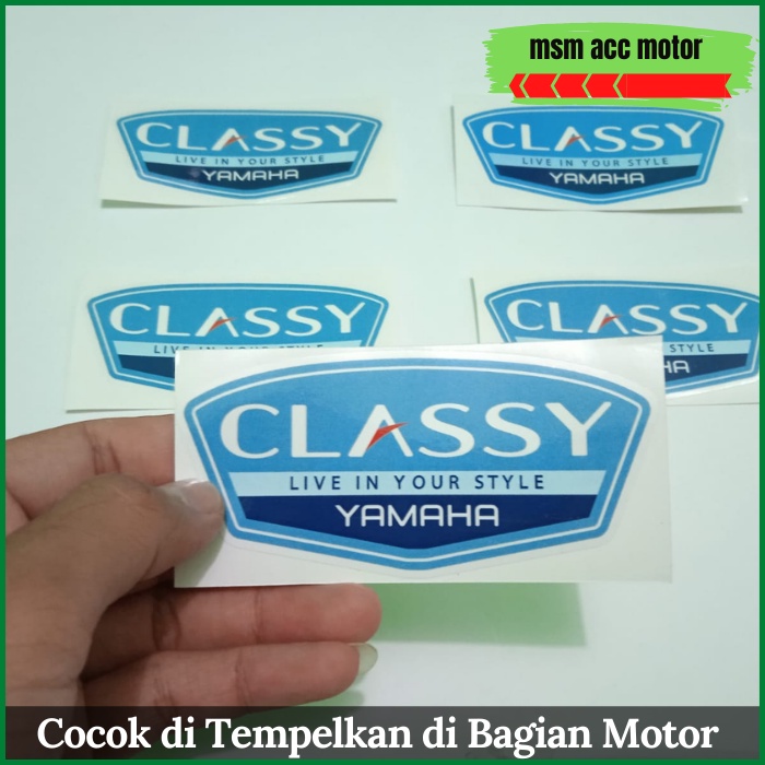 Jual Stiker Sticker Classy Yamaha Fazzio | Shopee Indonesia