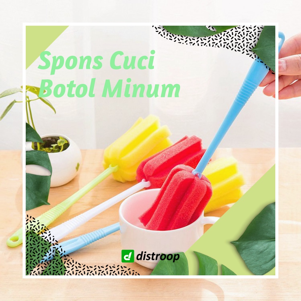 Jual Spons Cuci Botol Minum / Sikat Pembersih Botol | Shopee Indonesia