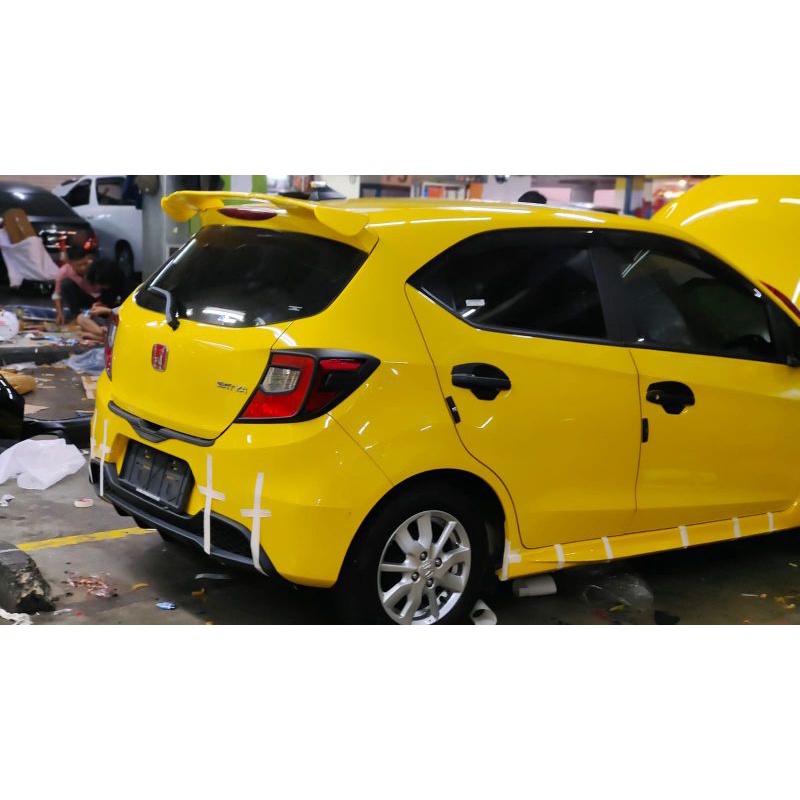 Jual paket spoiler Honda all new Brio dan Diffuser original Honda ...
