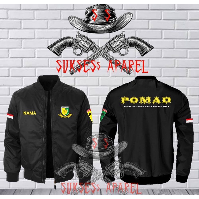 Jual jaket polisi militer bomber/pomad/polri | Shopee Indonesia