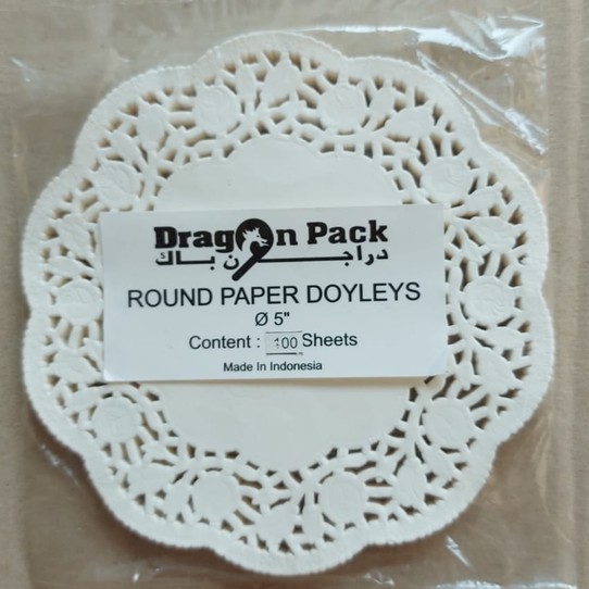 Jual Kertas Paper Doyleys / Doilies Dragon Pack Lingkaran 5" (100 pcs ...