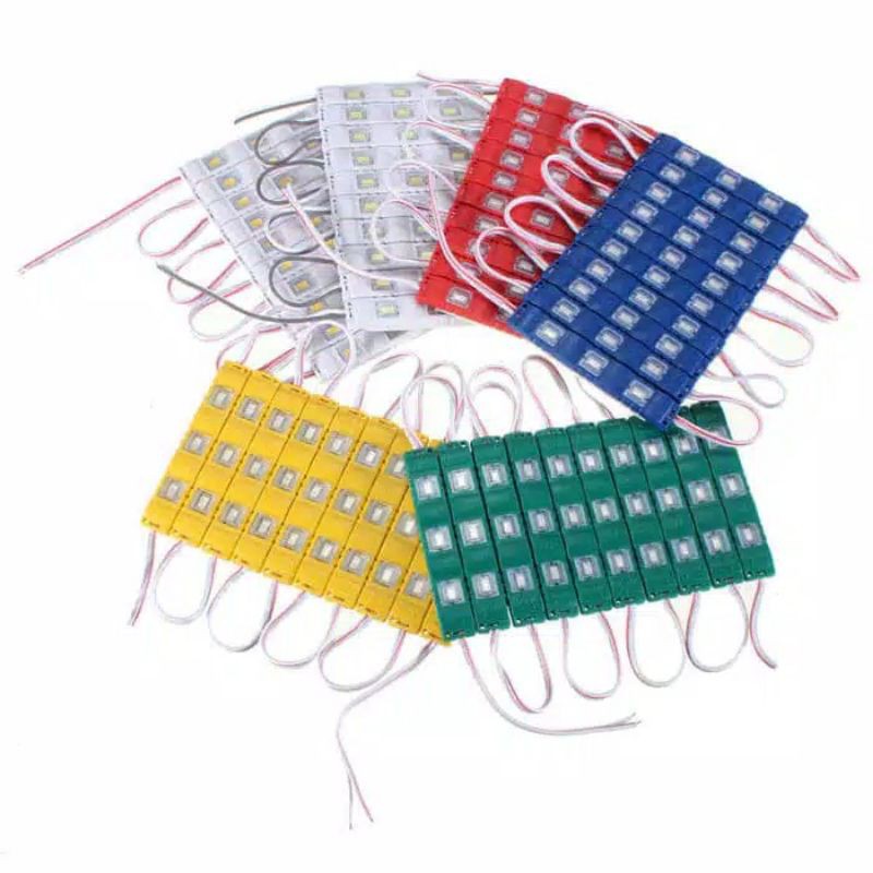 Jual Lampu led strip modul 3 mata kecil | Shopee Indonesia