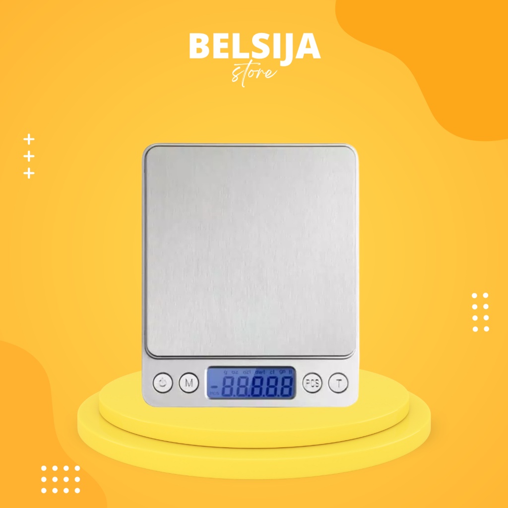 Jual Belsija ~ TIMBANGAN DAPUR MINI 3kg 3 kg DIGITAL DISPLAY LED DIGITAL PLATFORM SCALE kopi ...