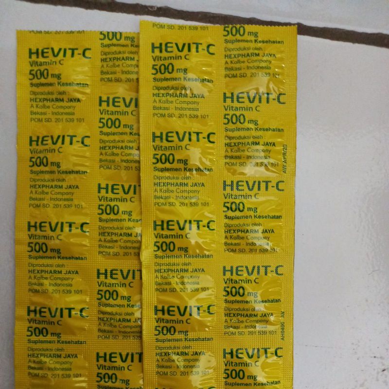 Jual HEVIT - C / VITAMIN C 500MG UNTUK DAYA TAHAN TUBUH | Shopee Indonesia