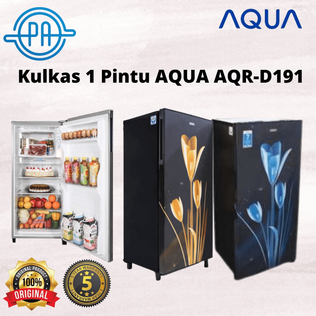 Jual KULKAS AQUA 1 PINTU AQRD 191 LB/LK / LEMARI ES AQUA GARANSI RESMI | Shopee Indonesia