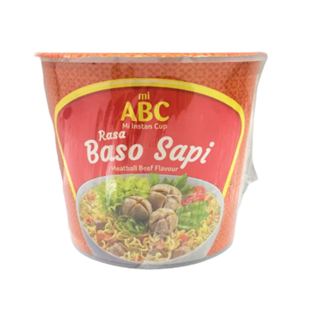 Jual MIE ABC CUP BASO SAPI 60 GRAM | Shopee Indonesia
