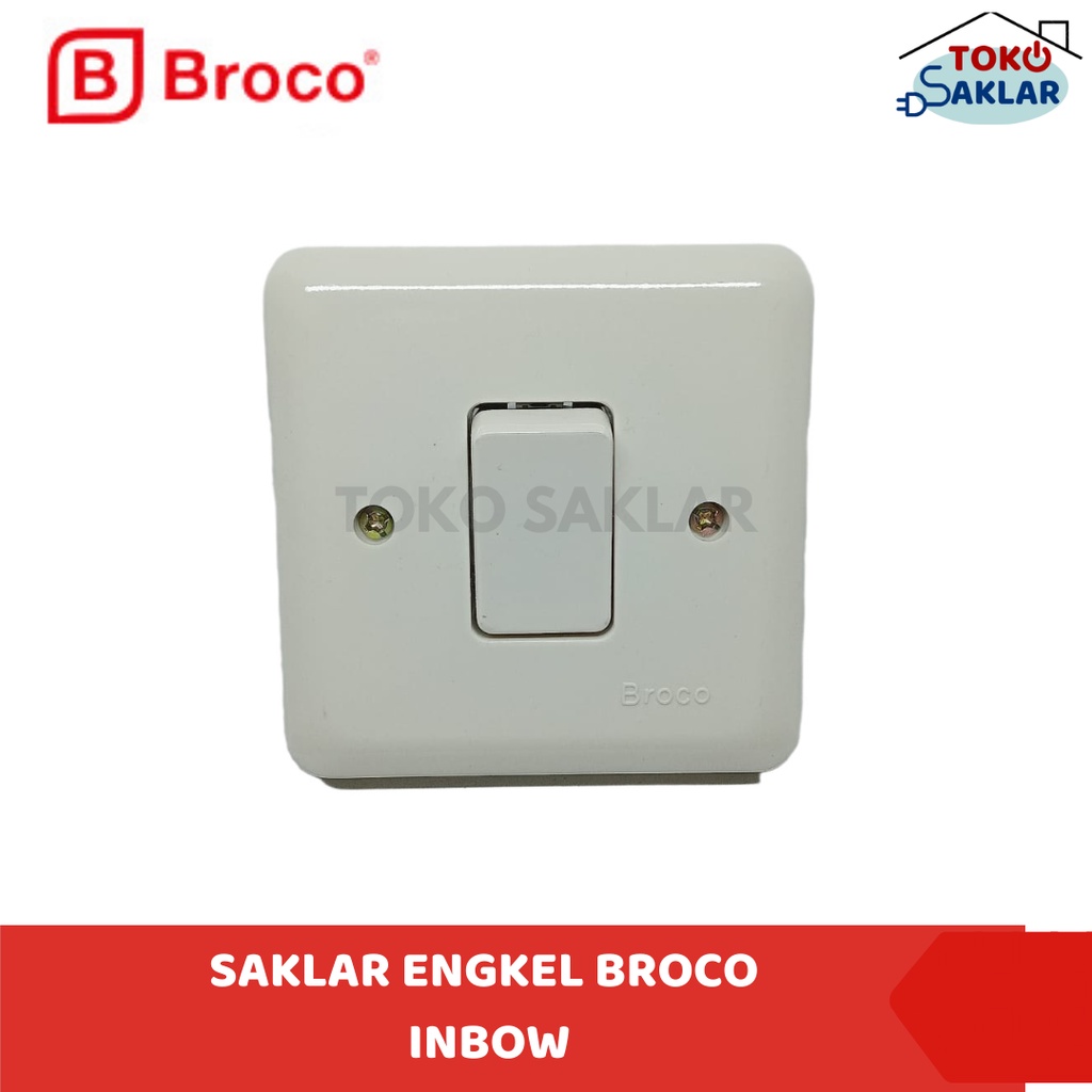 Jual Saklar Engkel Broco Inbow / tanam Cream | Shopee Indonesia