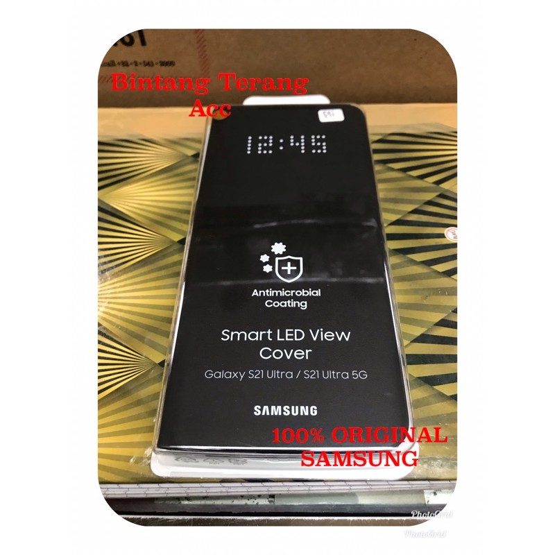 Jual Smart LED View Cover Samsung Galaxy S21 Ultra Original | Shopee ...