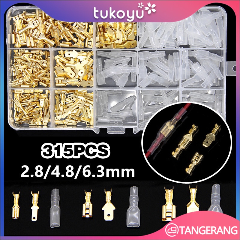 Jual 315 Pcs Terminal Soket/Konektor Kabel Terminal/Connector Splice ...