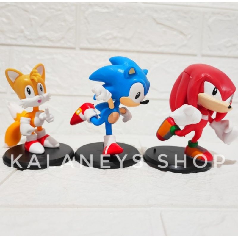 Jual 3Pcs Topper Sonic Hedgehog, Figure Sonic, Mainan Sonic, Hiasan ...