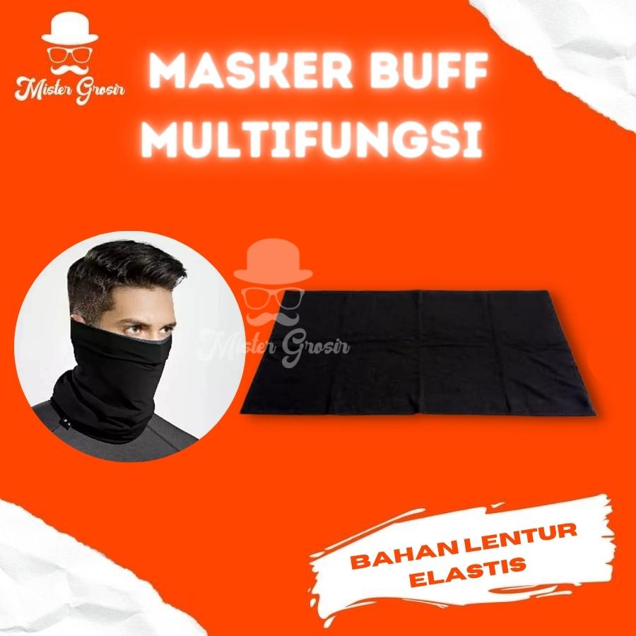Jual Masker Baff Hitam Polos Multifungsi Pria Wanita Pendaki | Shopee Indonesia